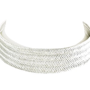 Grecian 'golden Age' Choker in 18K Gold-plated Bronze Weave by Ilios ...