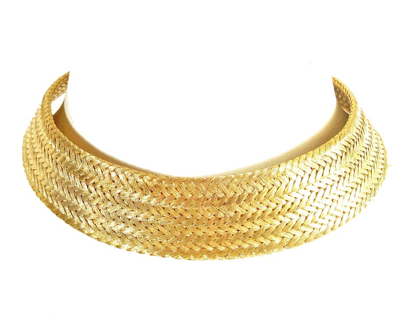 Grecian 'golden Age' Choker in 18K Gold-plated Bronze - Etsy
