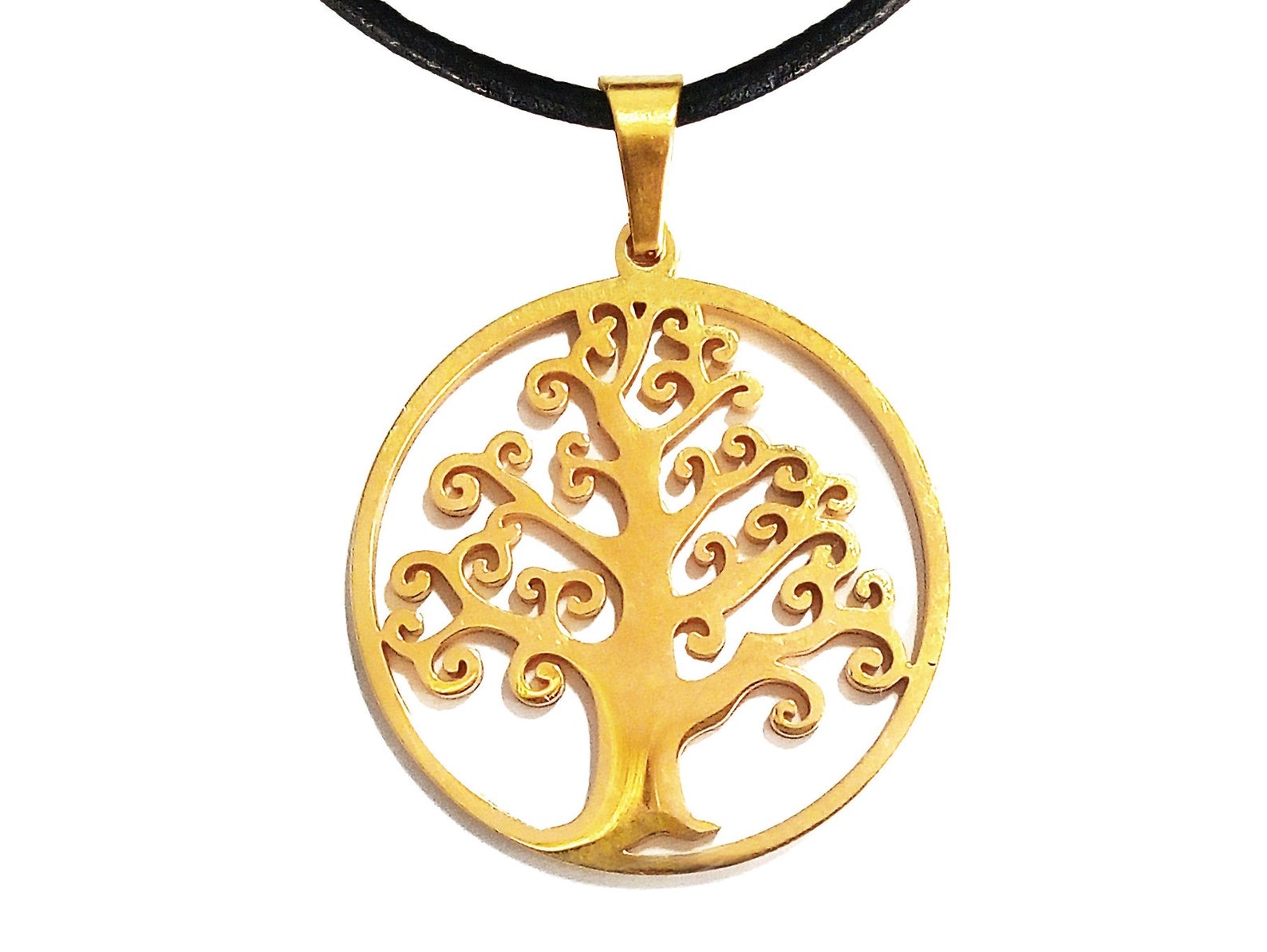 Tree of Life Pendant on Greek Leather Cord by Ilios, Tree of Life ...