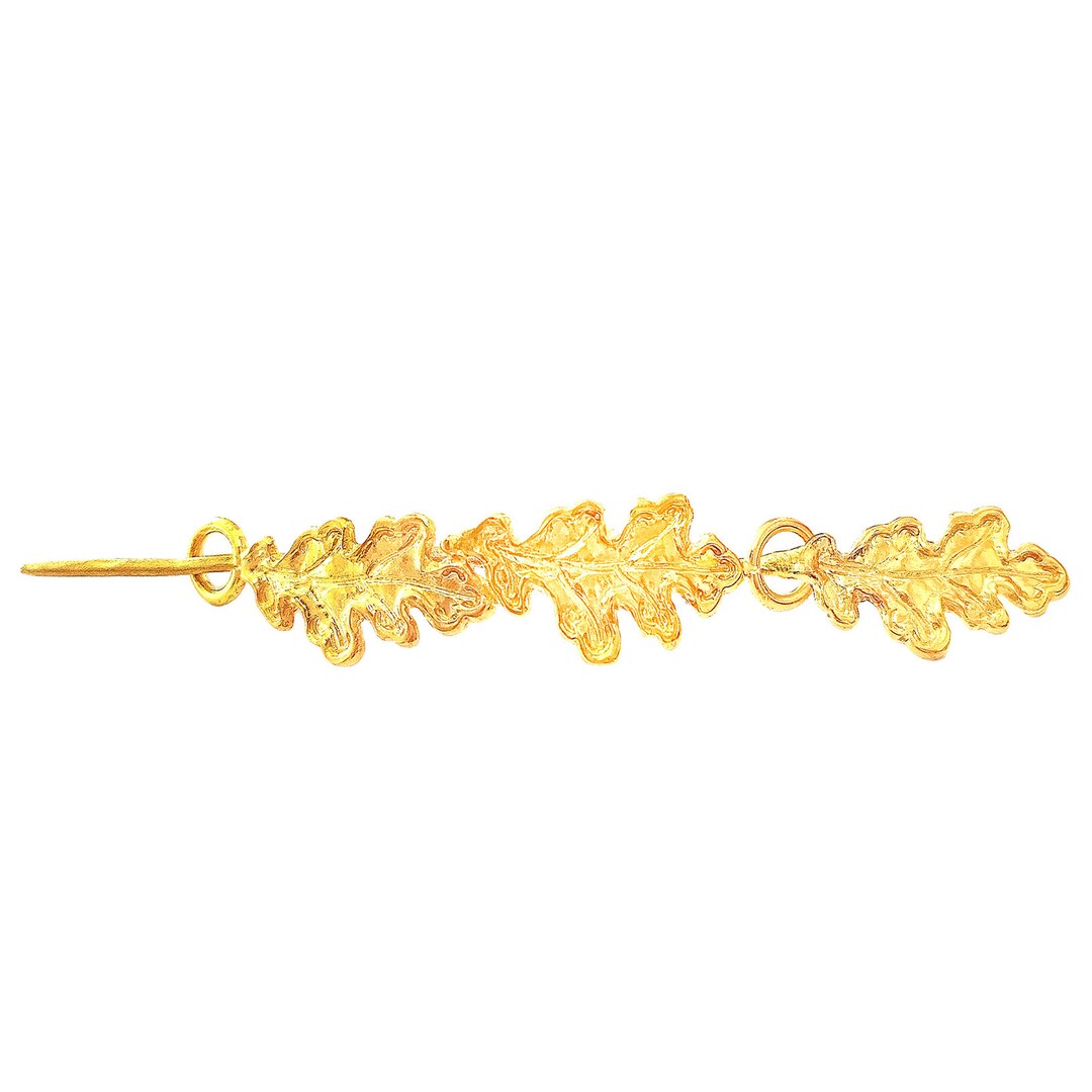 Greek Gold Oak Leaf Hairpin by Ilios, Greek Hairpin, Greek Jewelry ...