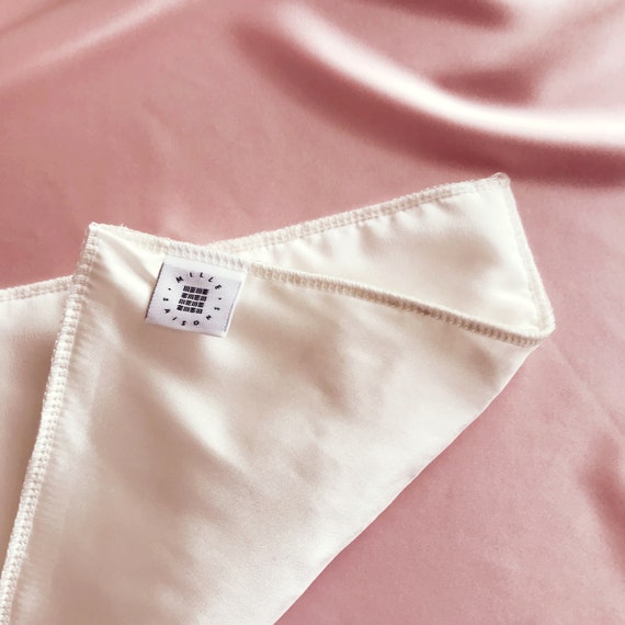 Ivory Silk Face Cloth | Etsy