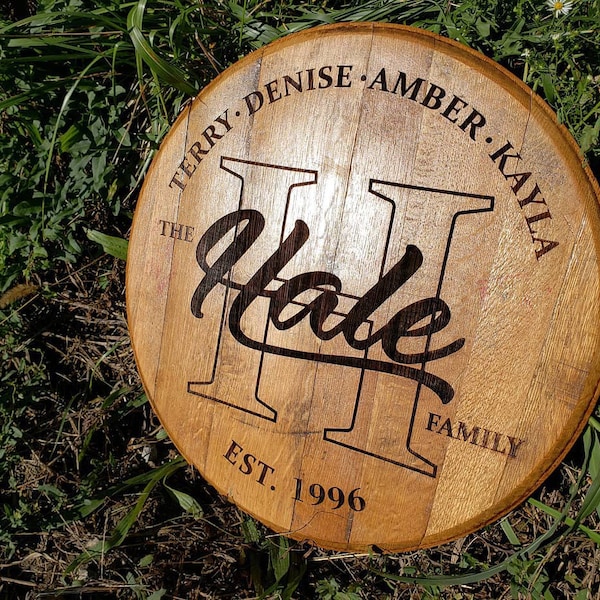 Barrel Head Custom Sign - Etsy