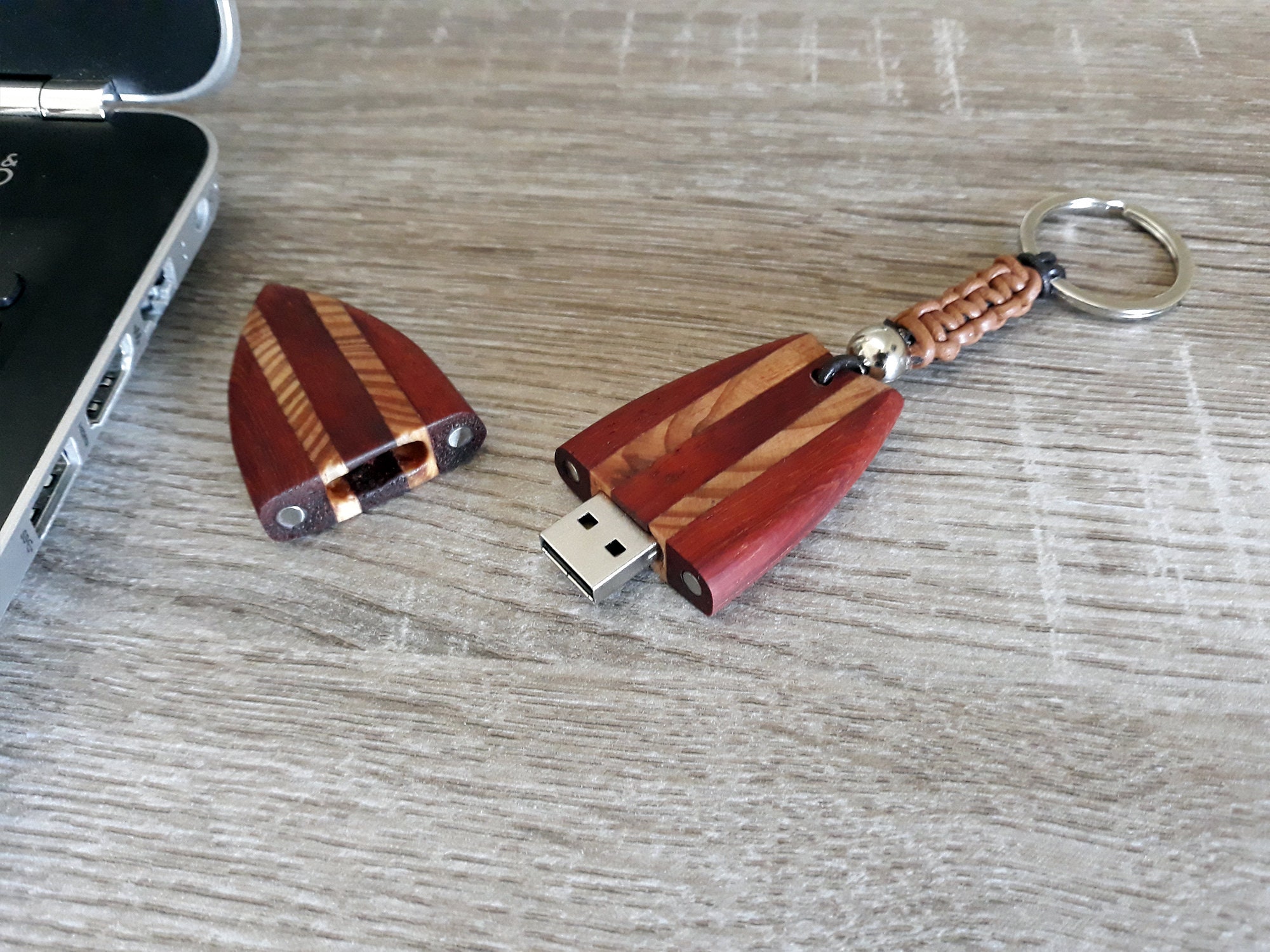 Surfboard Usb Flash, Pendrive, USB, Wood USB, Wood Craft, Handmade ...