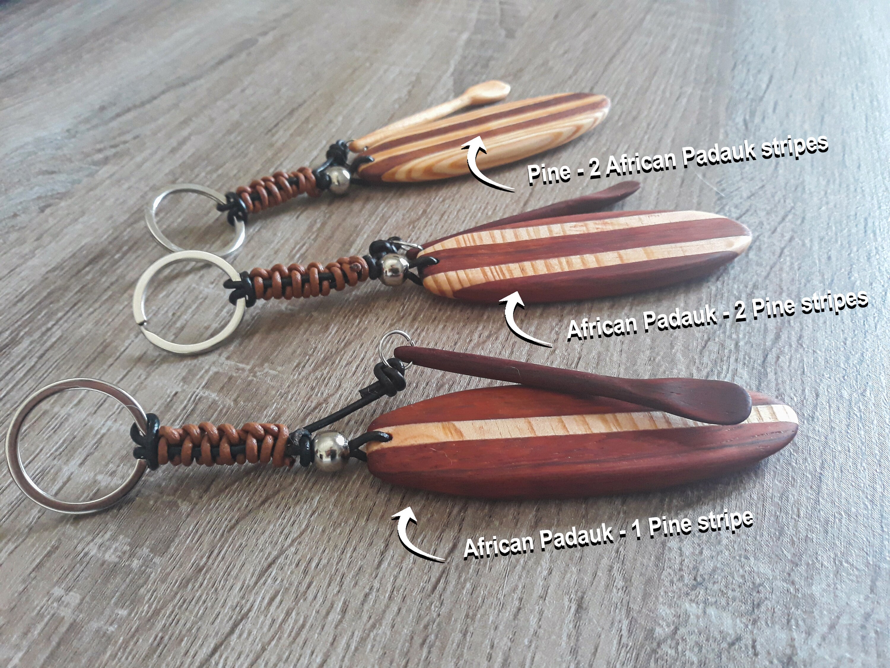 Paddleboard Keychain Wood Craft Handmade Surfsup Paddle | Etsy
