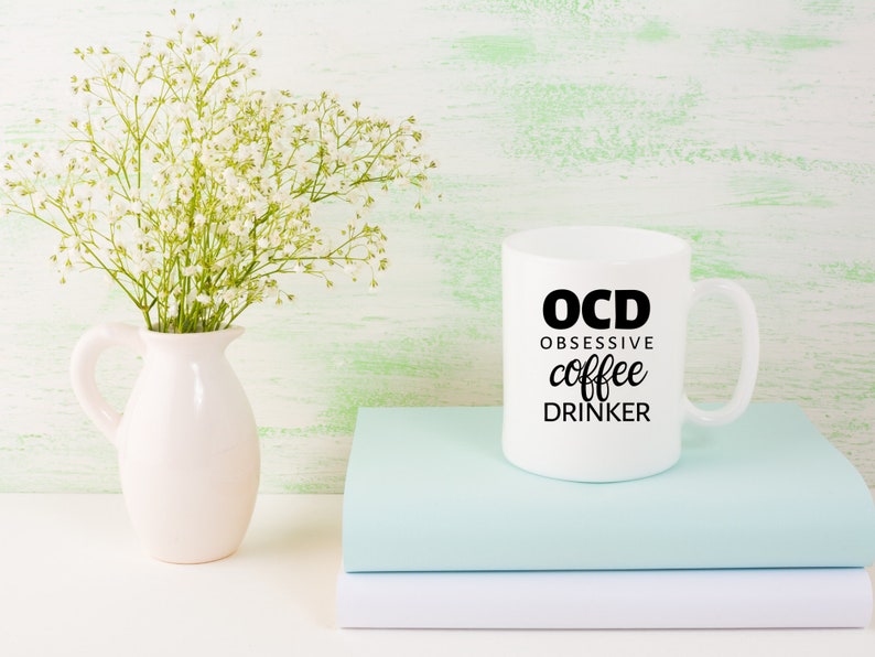 OCD Obsessive Coffee Drinker Mug, Funny Coffee Mugs, Coffee Lover, Mugs ...