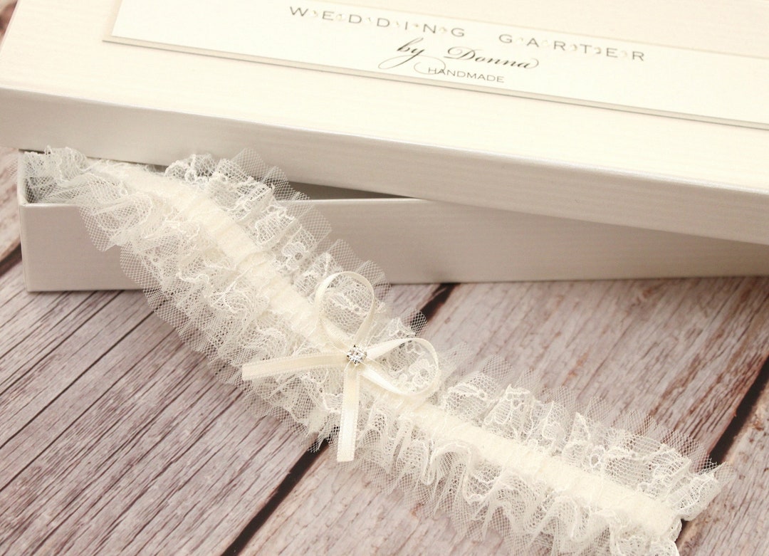 Ivory Garter, Ivory Wedding Garter, Ivory Wedding Garter for Bride ...