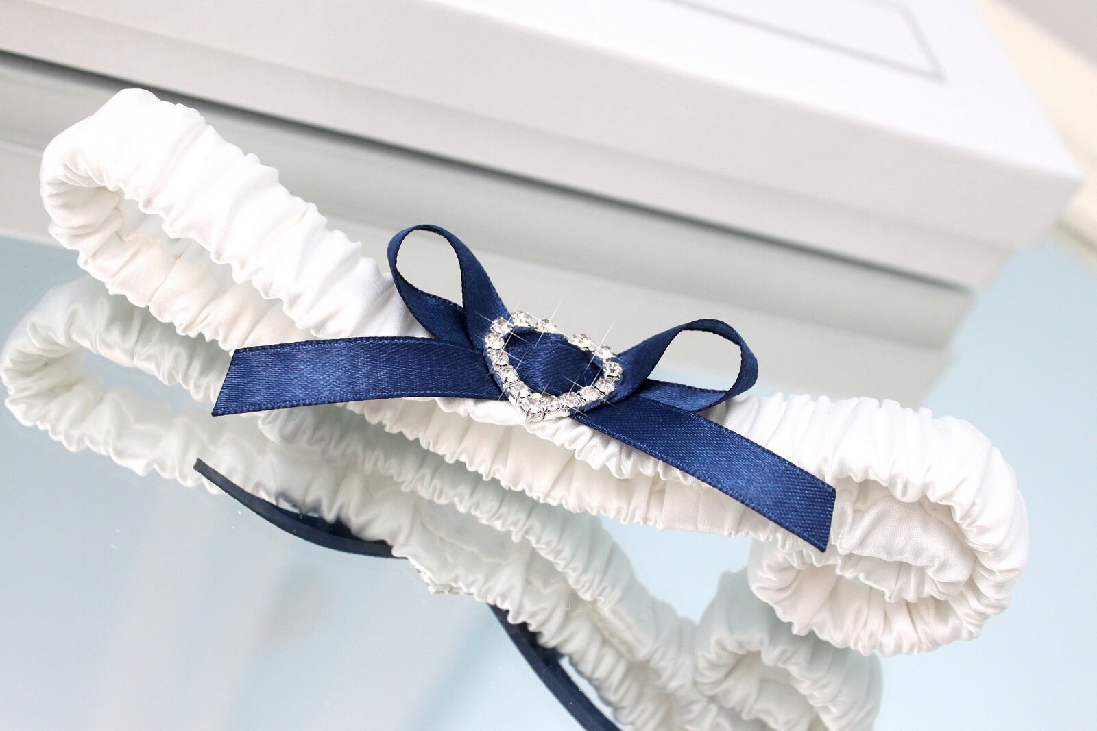 Navy Blue Wedding Navy Blue Garter Navy Blue Wedding Garter | Etsy