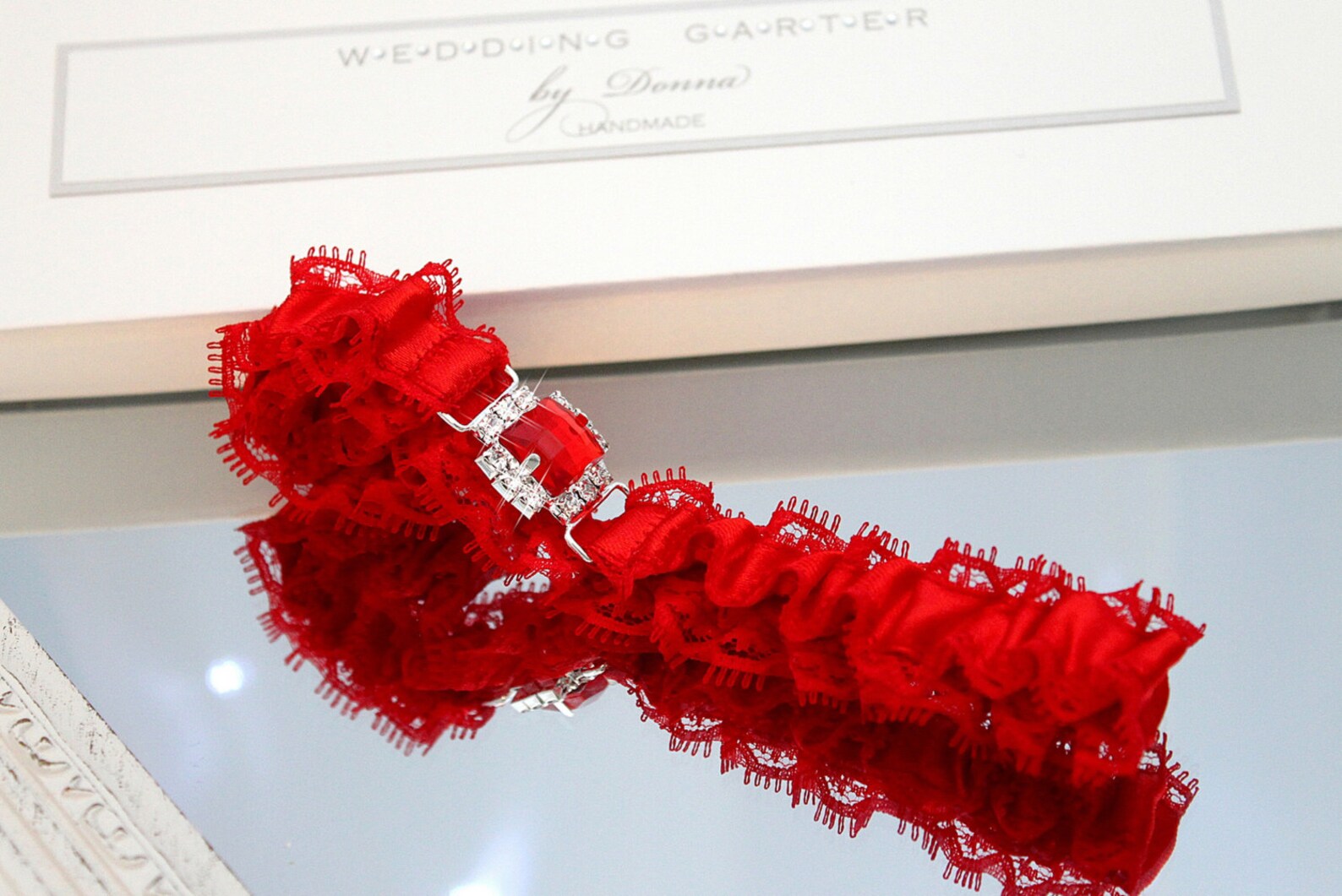 Red Lace Wedding Garter Red Lace Bridal Garter Red Lace - Etsy