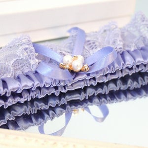Lilac Garter, Lilac Wedding Garter, Lilac Prom Garter, Lilac Lace ...