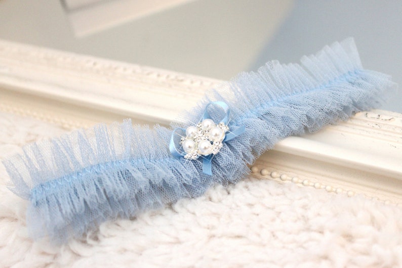 Something Blue for Bride, Something Blue Garter, Blue Wedding Garter ...