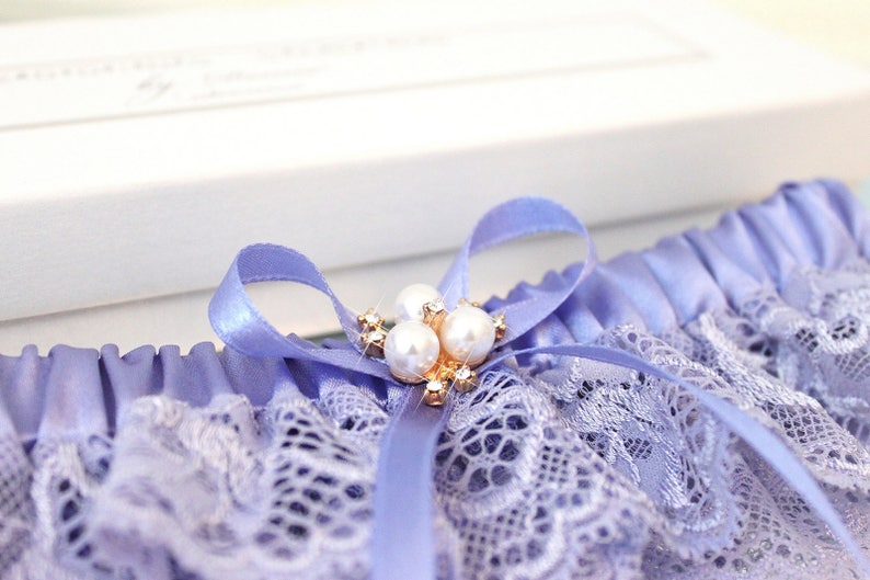 Lilac Garter, Lilac Wedding Garter, Lilac Prom Garter, Lilac Lace ...