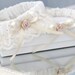 Ivory Wedding Garter Set: Lace Garters From Silk With Gold Dots, Satin ...