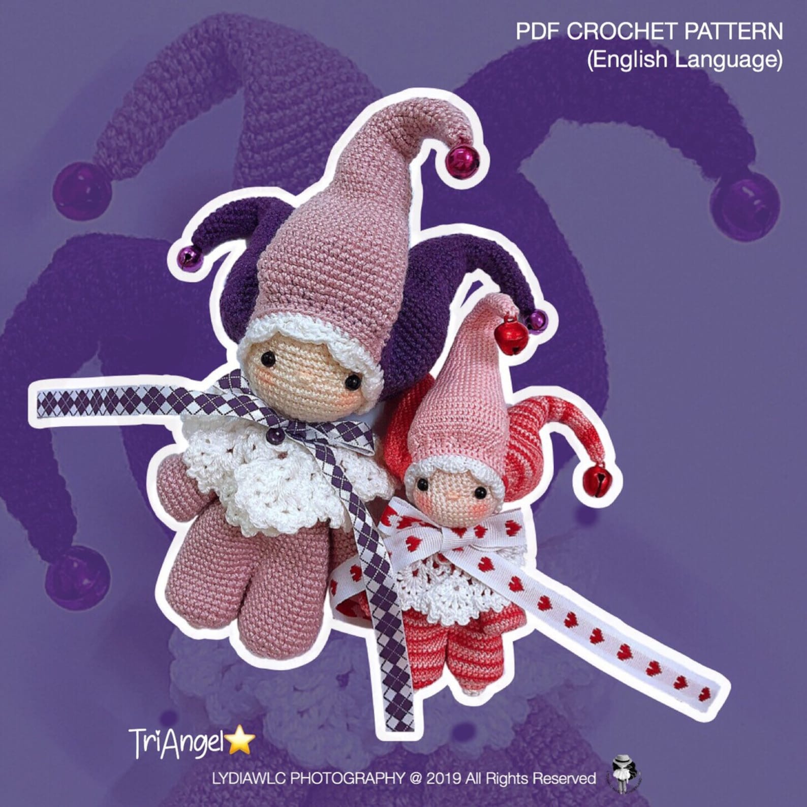 English: Crochet Doll Pattern-triangel - Etsy