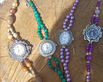 Bead bracelet watch | Etsy