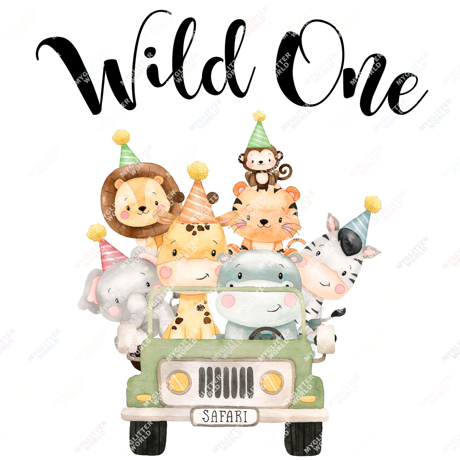 Safari Animals PNG File, Jungle Animals, Wild Animals Safari Clipart ...