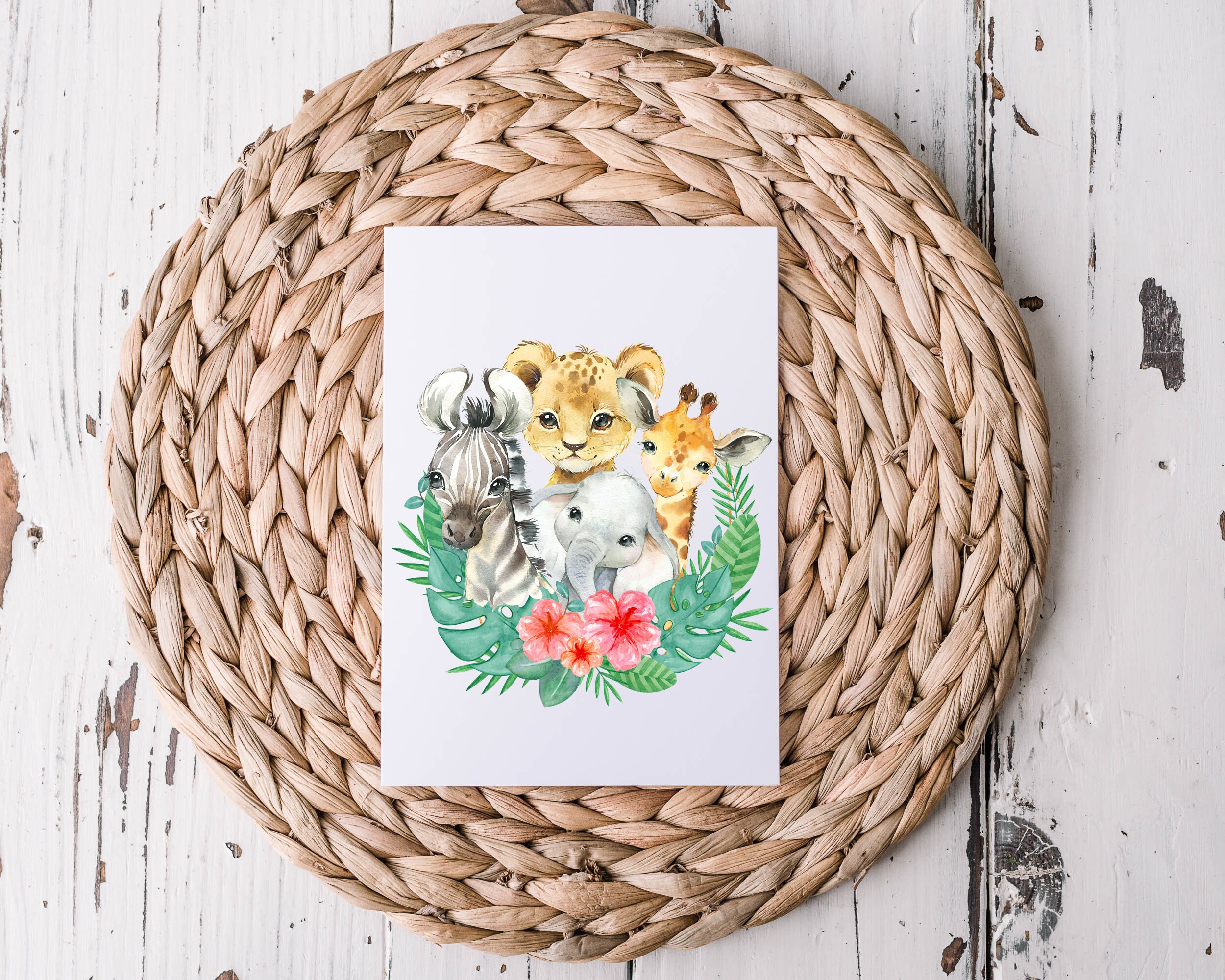 Safari Animal PNG File, Jungle Animals, Wild Animals Safari Clipart ...