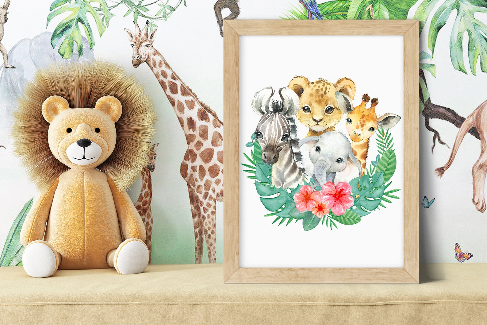 Safari Animal PNG File, Jungle Animals, Wild Animals Safari Clipart ...