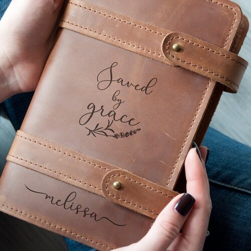 Prayer Journal Personalized Leather Journal Christian Journal - Etsy