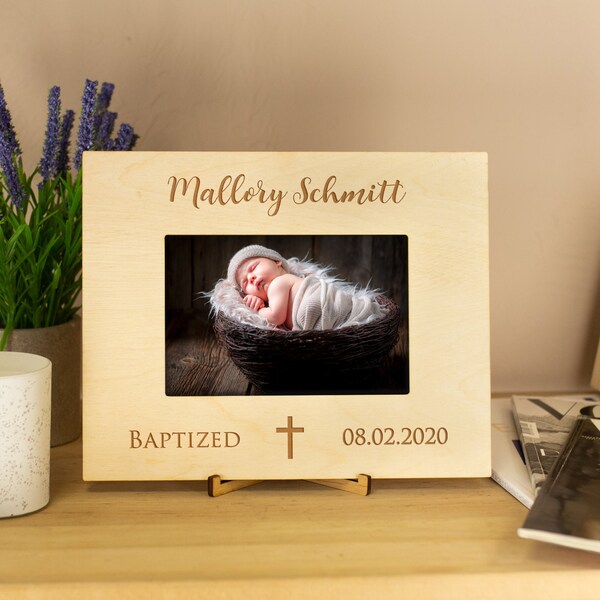 Personalized Baptism Photo Frame - Etsy