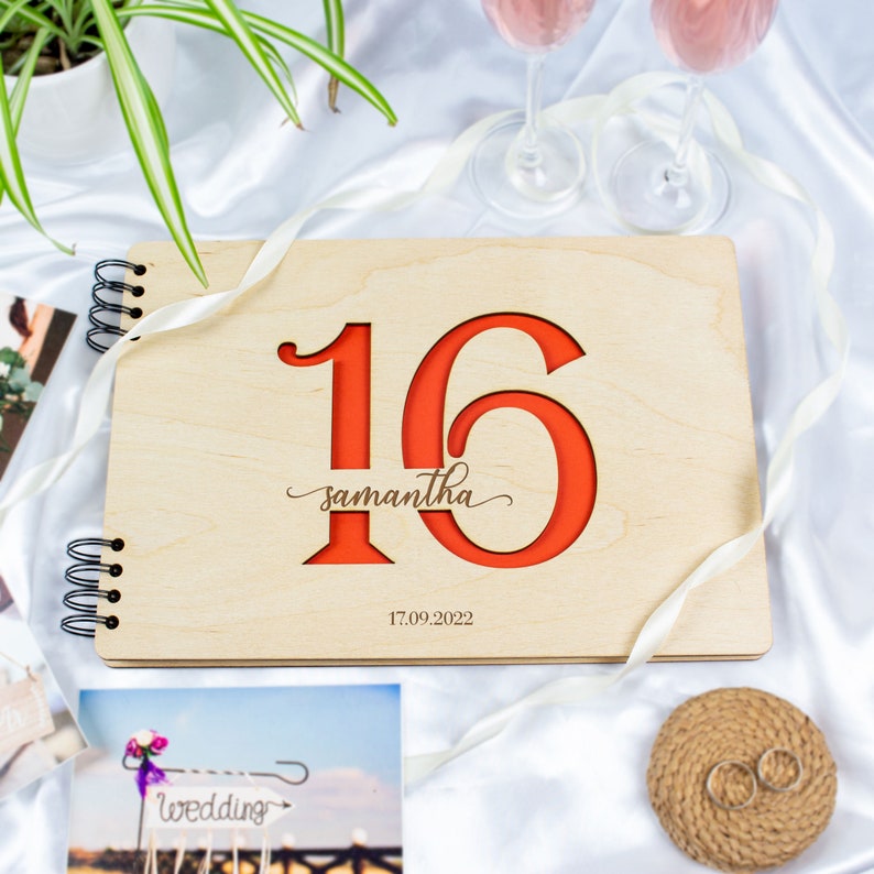 Birthday Guest Book Personalized Wish Book Birthday Party - Etsy