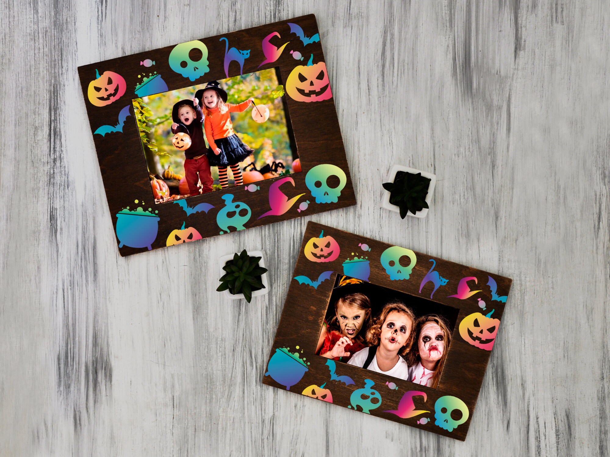 Funny Halloween Photo Frame Printable Frame Kids Room Decor | Etsy