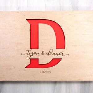 Personalized Guest Book Wedding Monogram Guestbook Alternative Wedding ...
