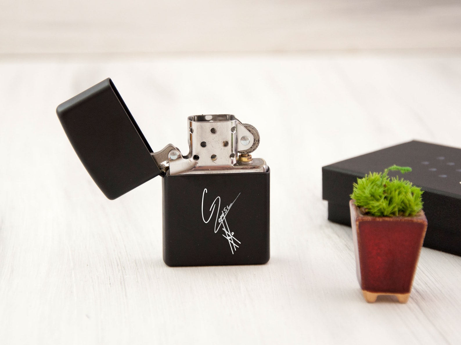 Handwritten Gift Custom ZIPPO Lighter Personalized Gift for - Etsy