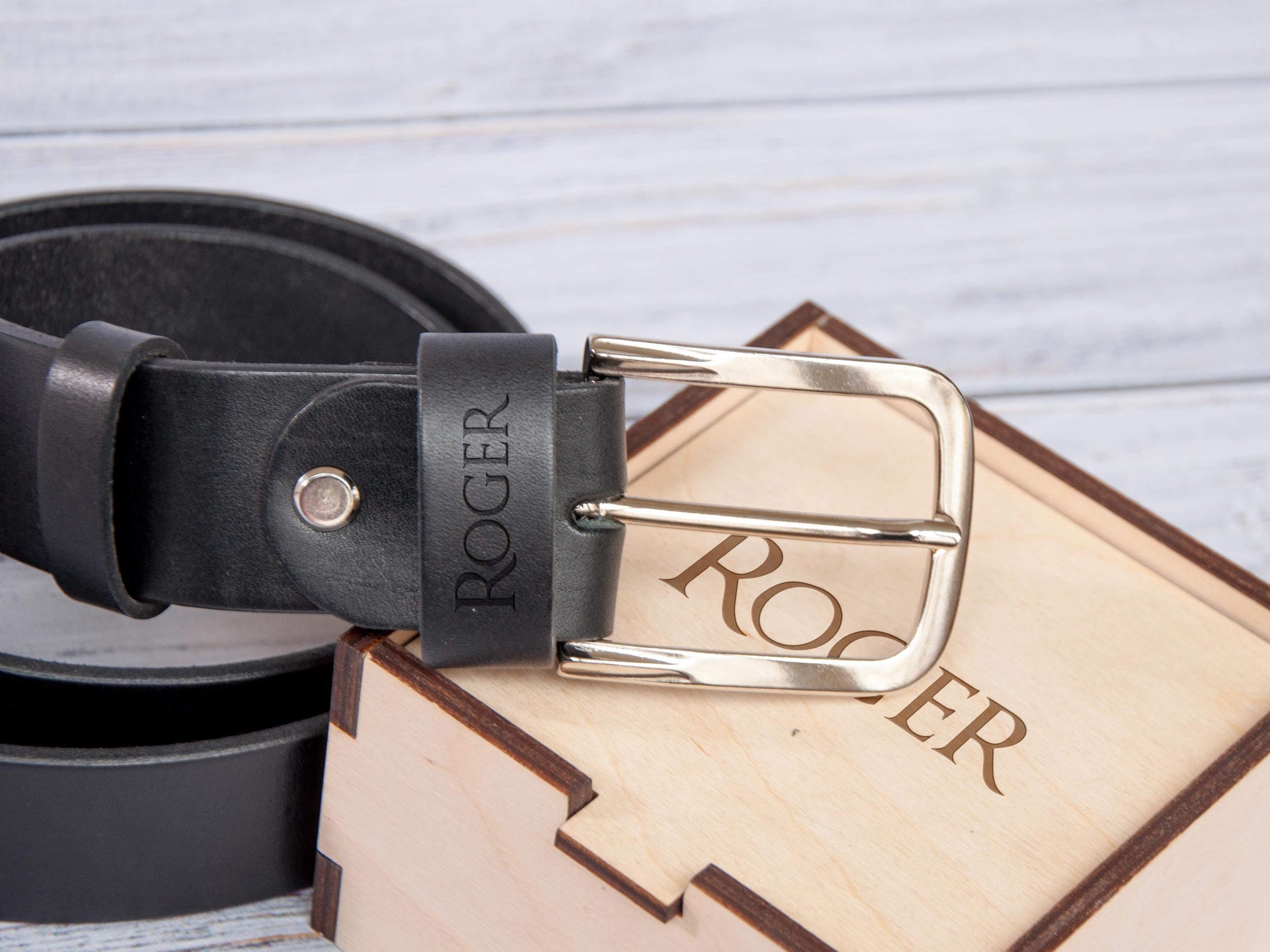 Groomsmen Gift Box Engraved Belt Groomsmen Belt Gifts for Him ...