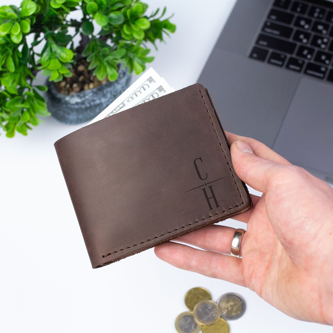 Personalized Gifts for Dad From Daughter, Engraved Leather Wallet ...