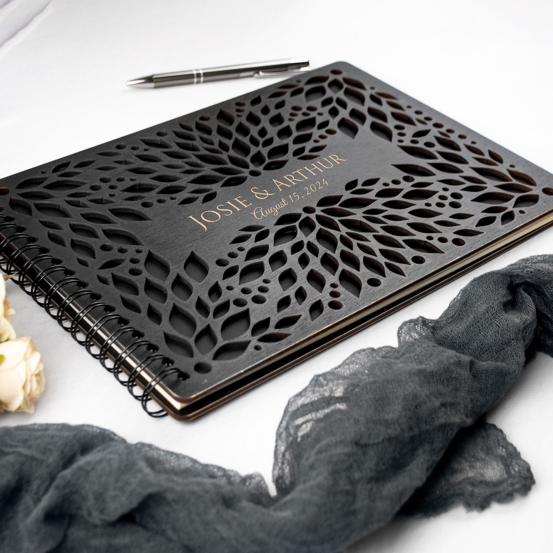 Wedding Guest Book, Personalized Guest Book for Wedding, Alternative ...