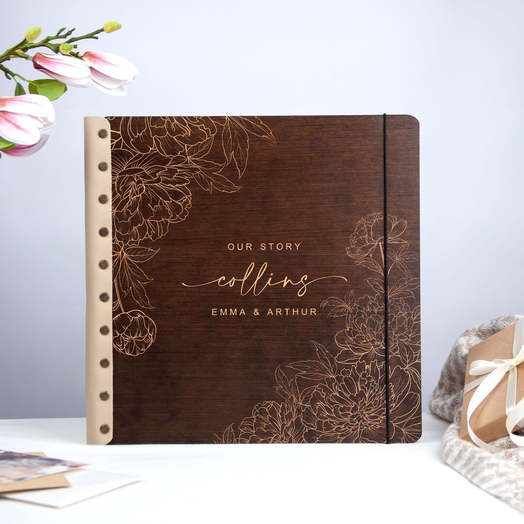 Our Story Photo Book With Self-adhesiv Sheets Personalized Photo Album ...