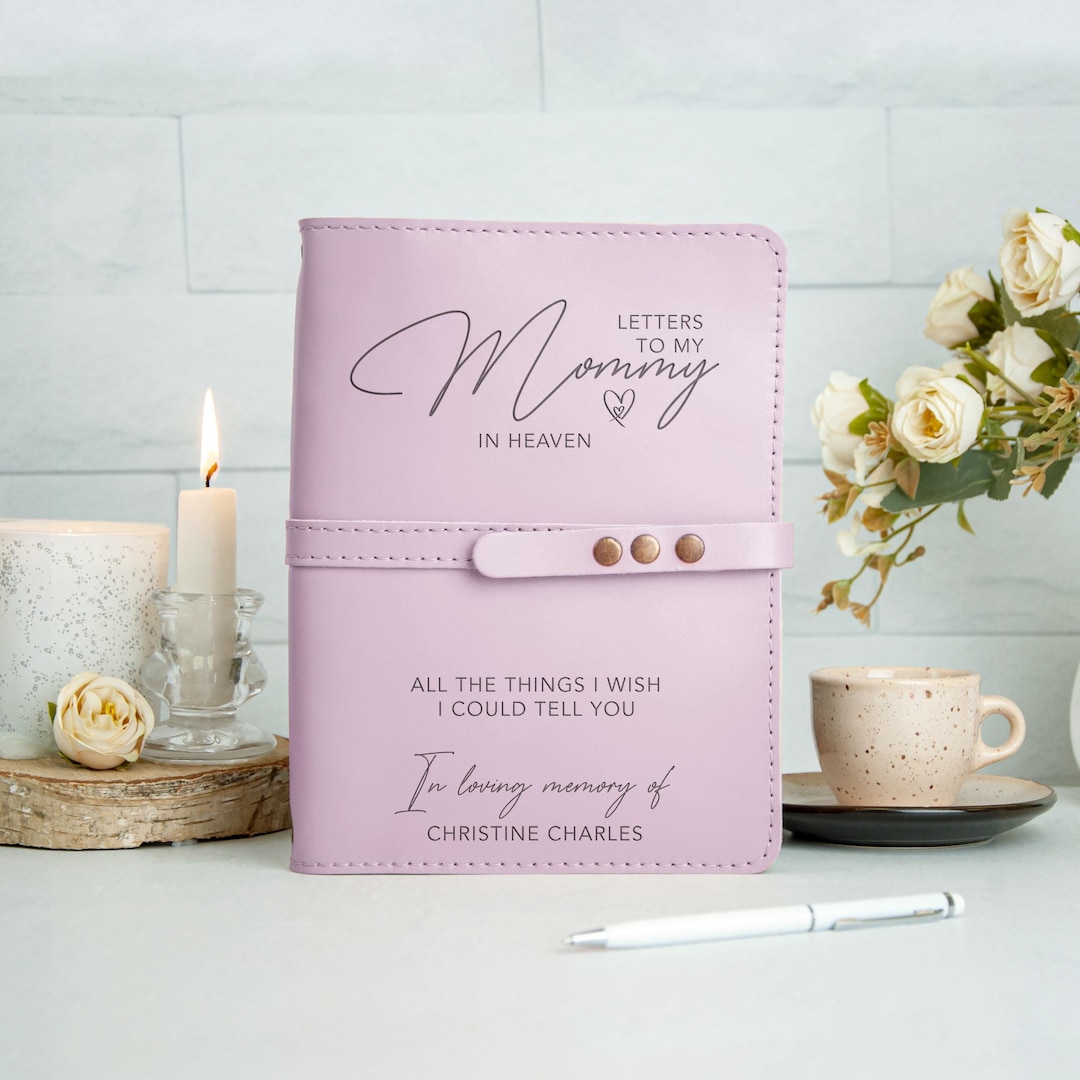 Personalized Grief Journal Letters to Mom, Remembrance Gifts Letters to ...