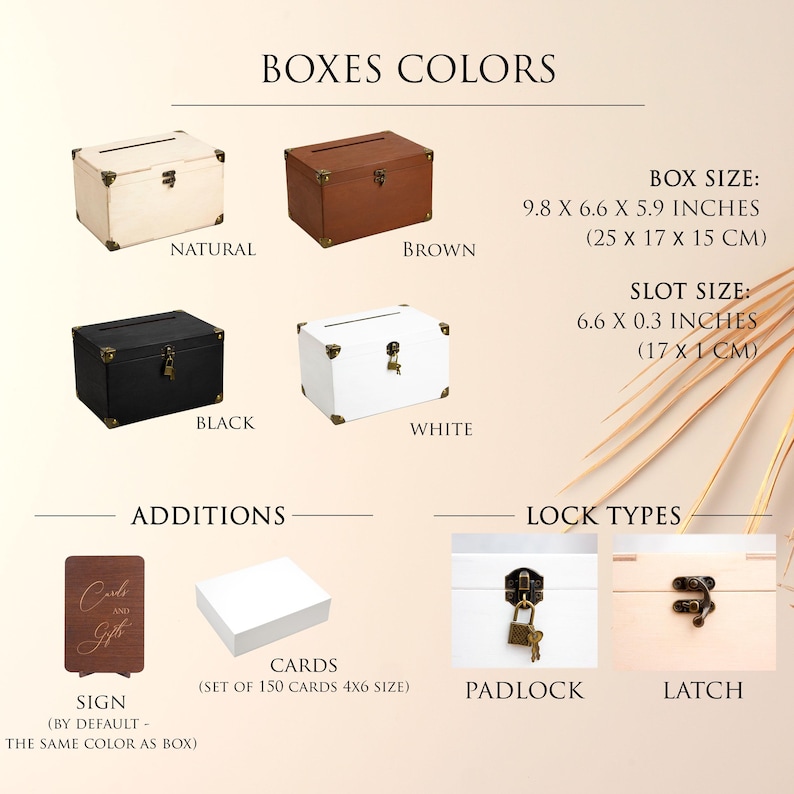 Rustic Wedding Card Box With World Map - Personalized Box for Cards ...