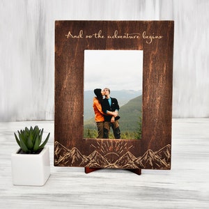Personalized Photo Frame Gift for Travelers and so the Adventures Begin ...