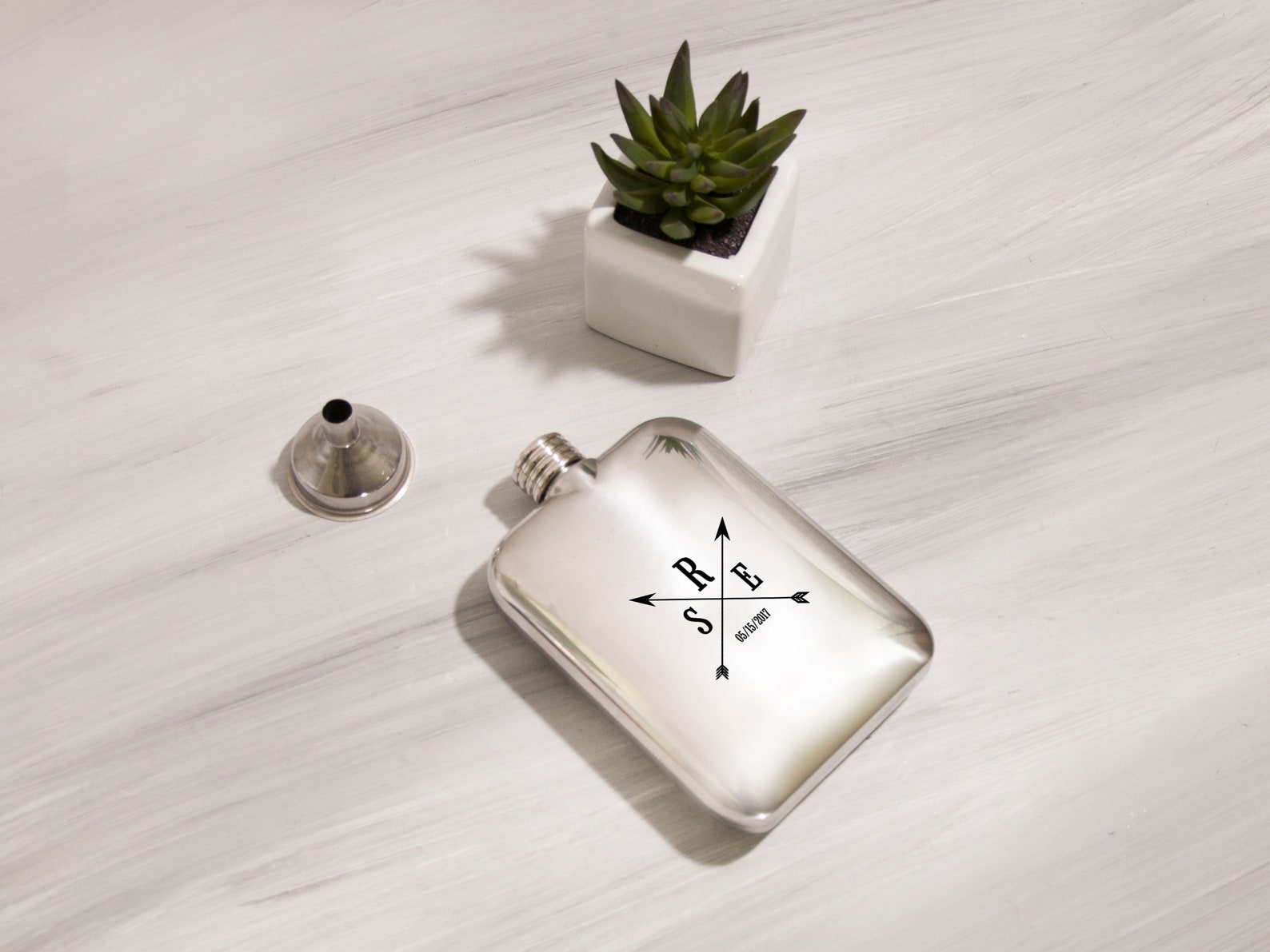 Personalized Wedding Flask for Groomsmen Gift for Him Engraved - Etsy