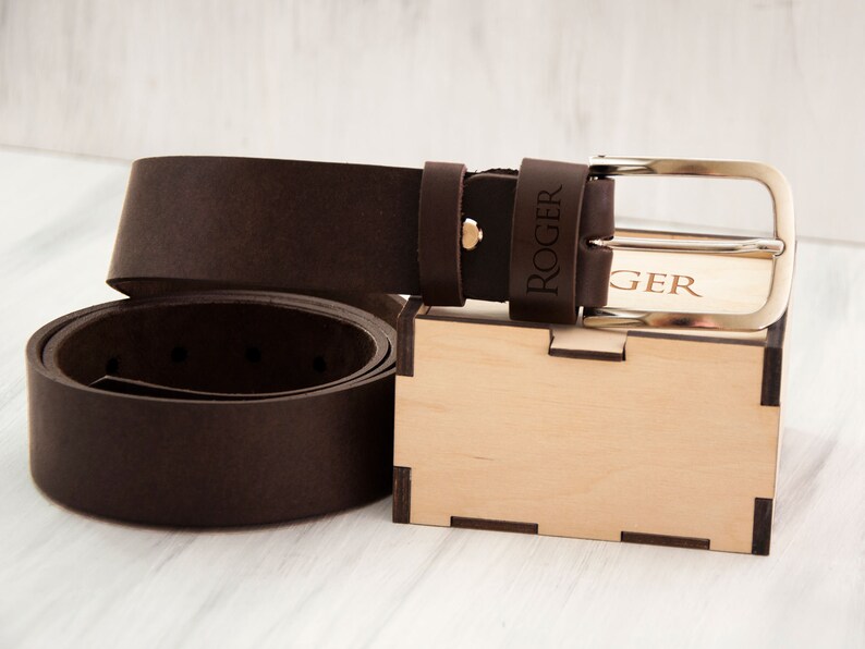 Groomsmen Gift Box Engraved Belt Groomsmen Belt Gifts for Him | Etsy