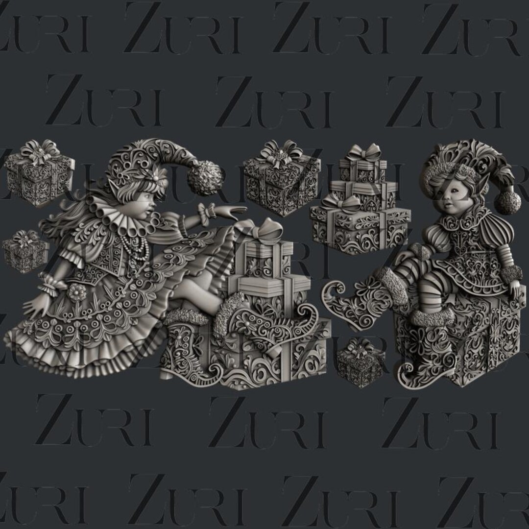 NEW ARRIVAL Christmas Elves Silicone Mold by Zuri Designs, Elf Mold ...
