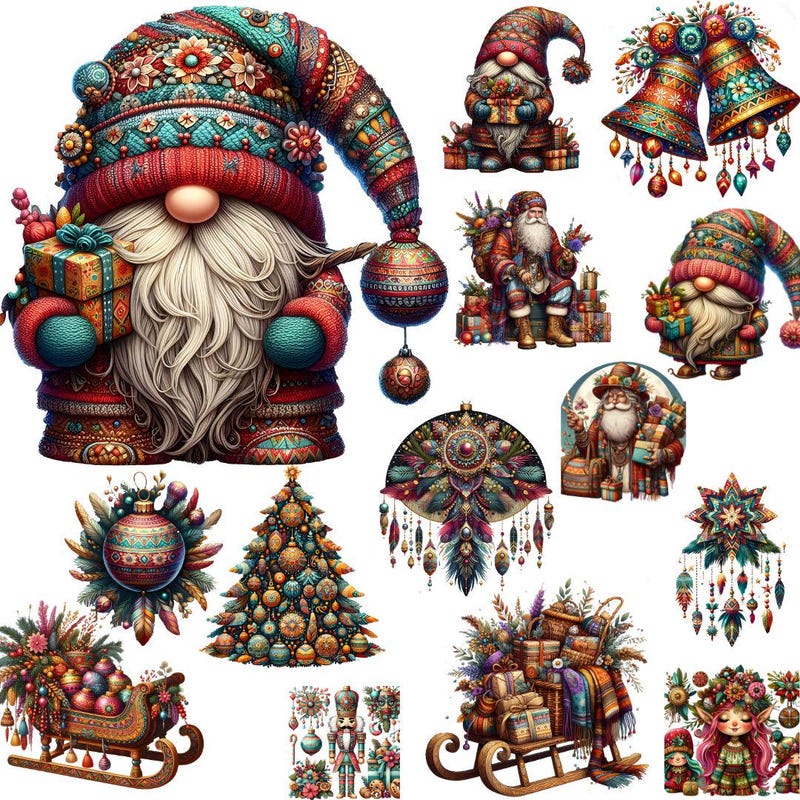 Bohemian Christmas - Etsy