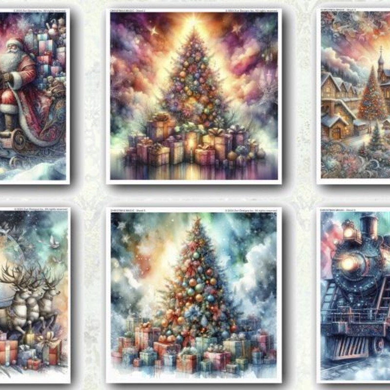 Christmas Rice Paper - Etsy