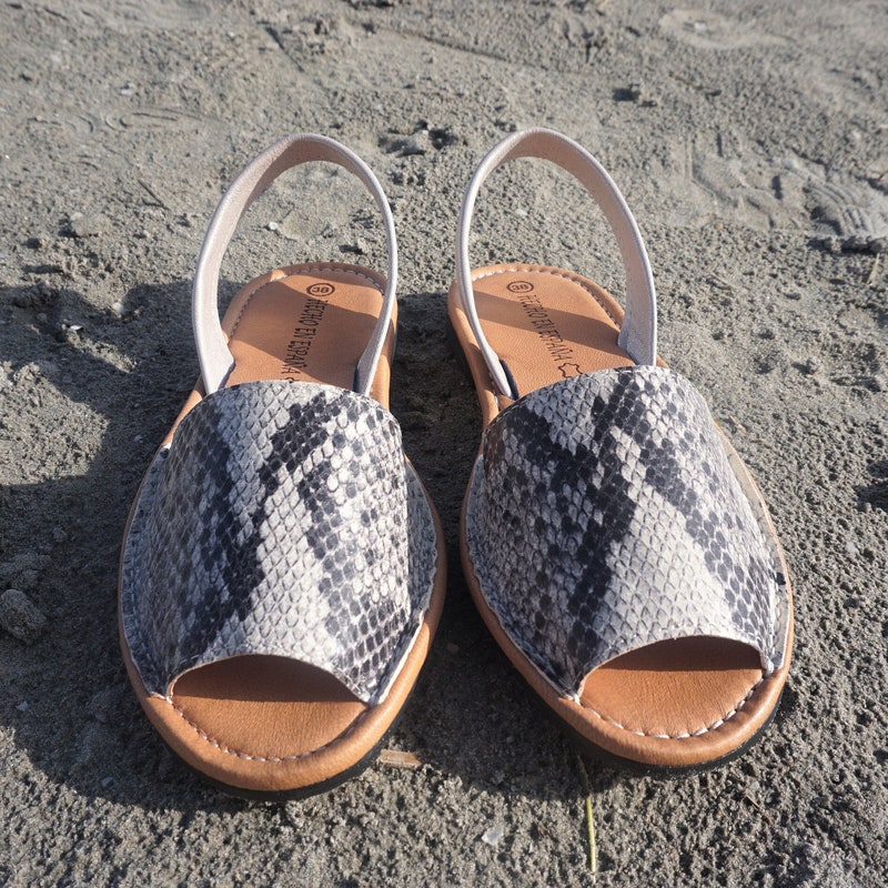 Animal Print Sandals - Etsy