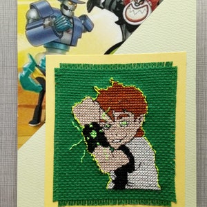 Ben 10 - Completed Cross Stitched Cards - Etsy