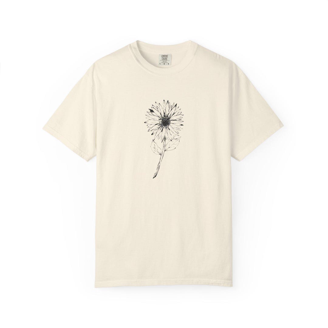 Clothed in Splendor | Christian Sunflower T-shirt | Comfort Colors ...