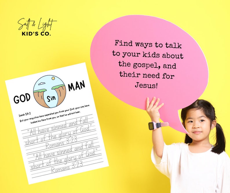 Romans Road Scripture Packet/ Kid's Bible Resources/homeschool ...