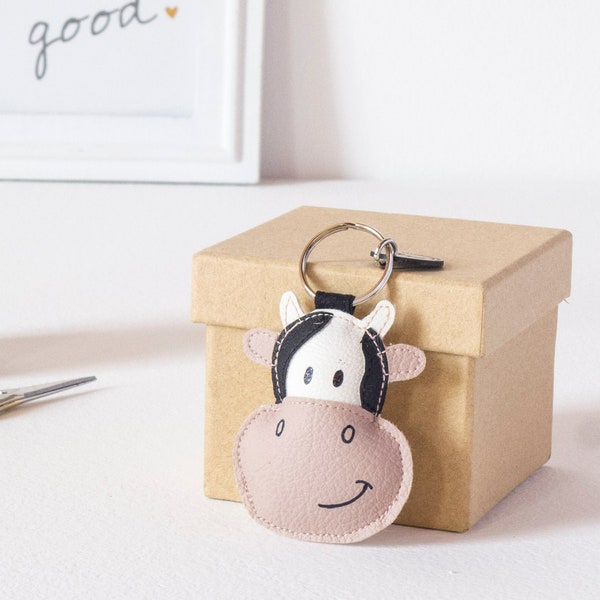 Leather Cow Keychain Pattern - Etsy
