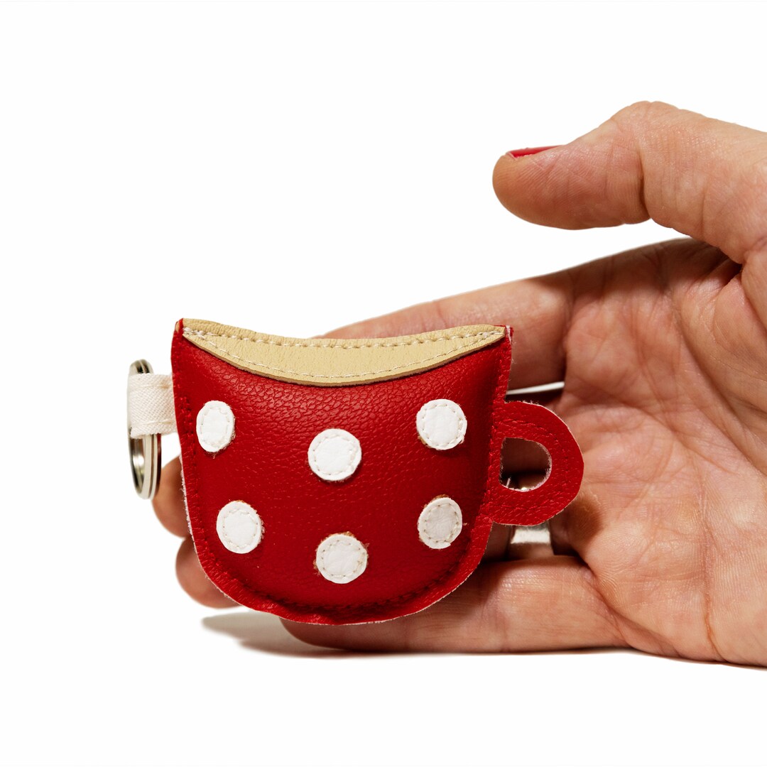 Cute Coffee Cup Keychain, Coffee Cup Bag Charm, Gift for Coffee Lovers ...