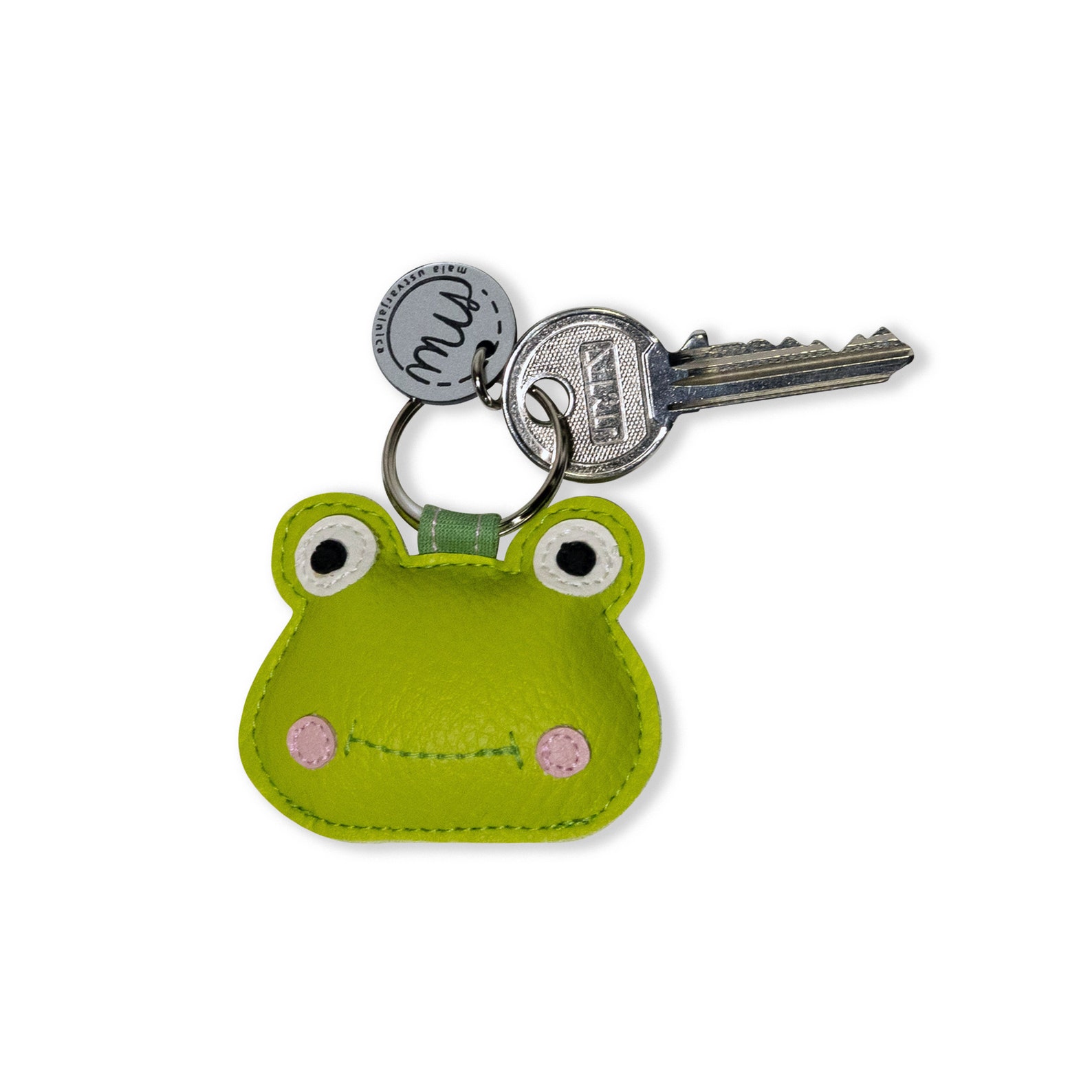 Cute Frog Keychain Frog Bag Charm Green Frog Faux Leather - Etsy