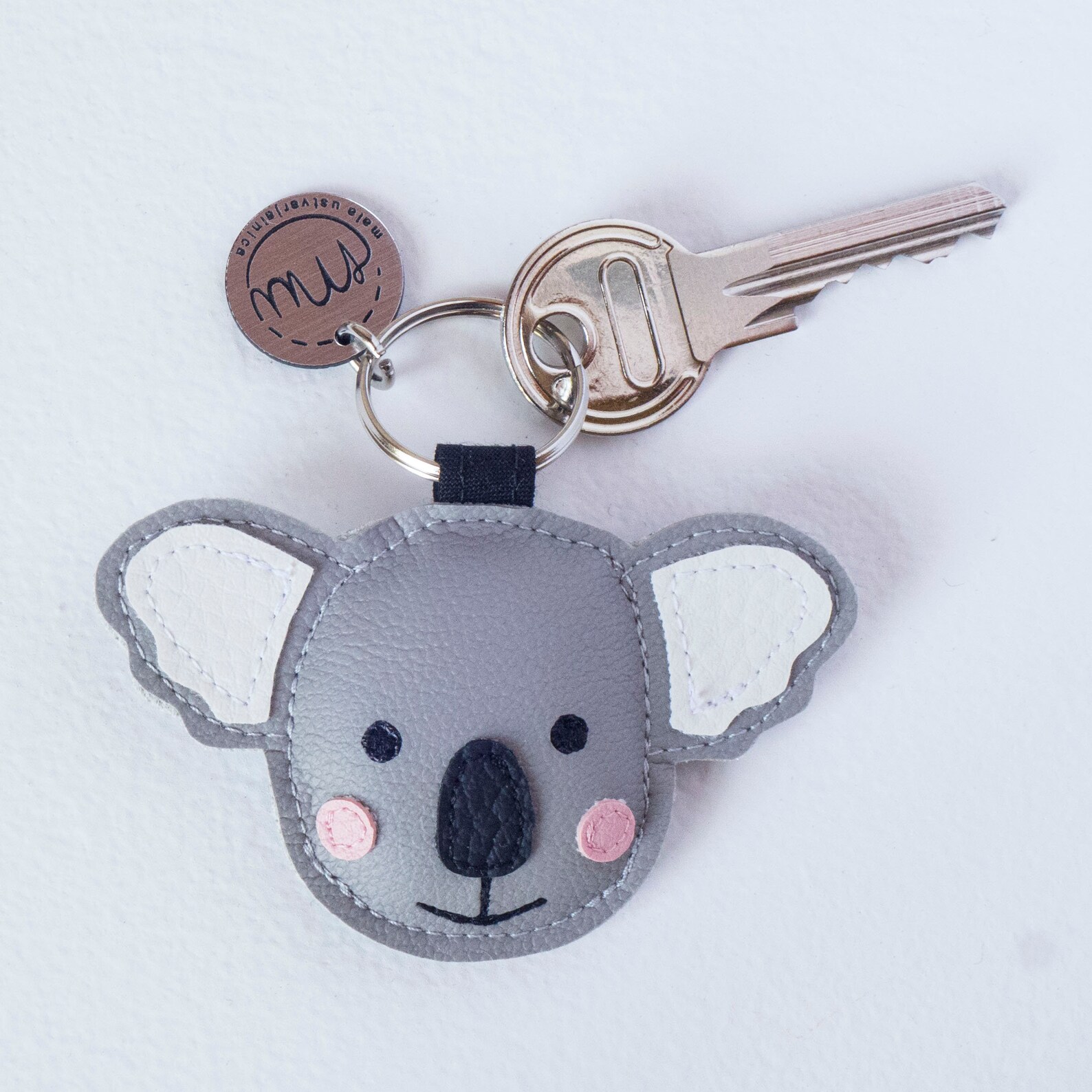 Cute Koala Keychain Grey & White Koala Keychain Koala Bag | Etsy