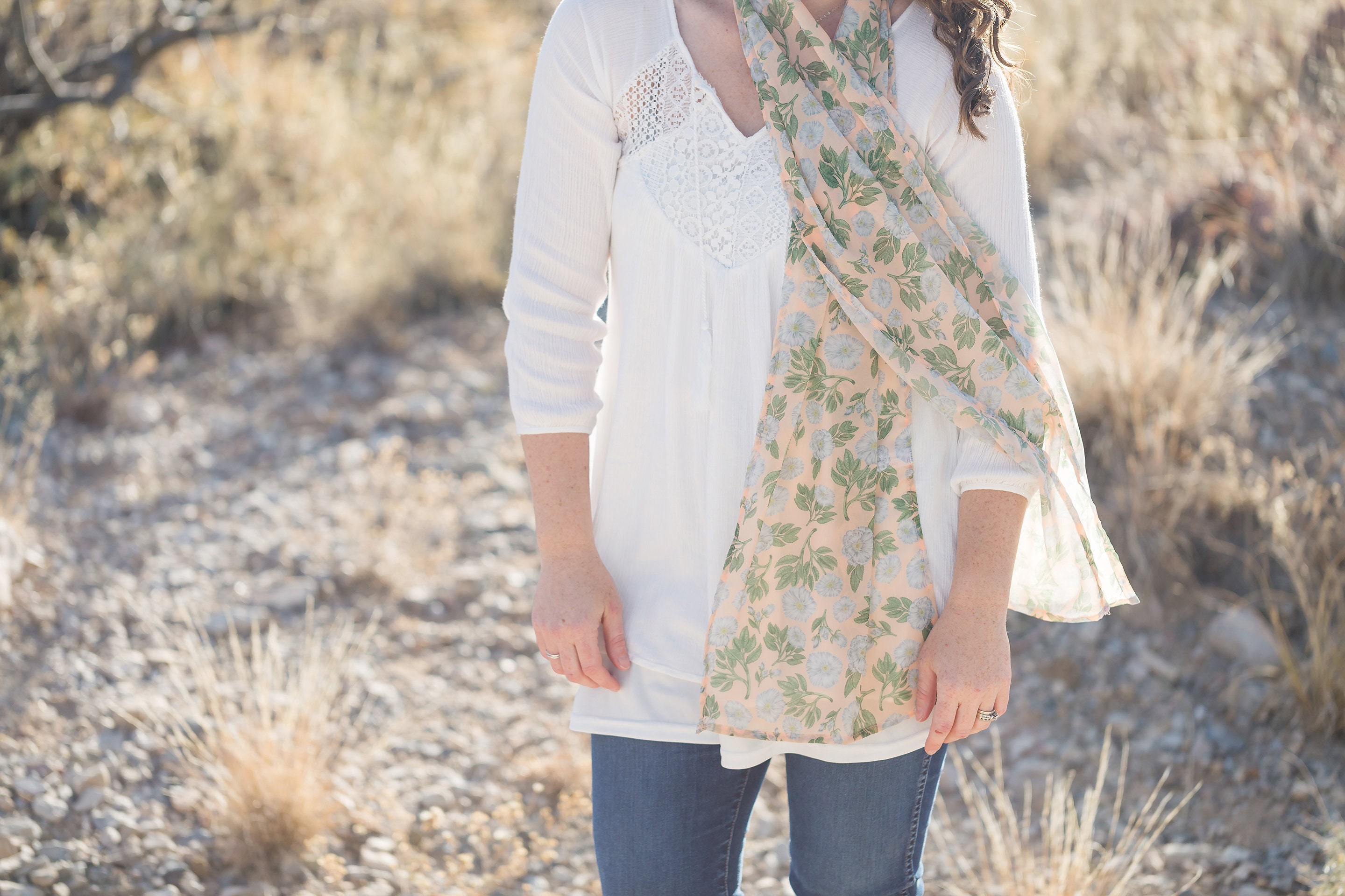 Cherokee Rose Pattern Scarf Georgia State Flower Moving - Etsy