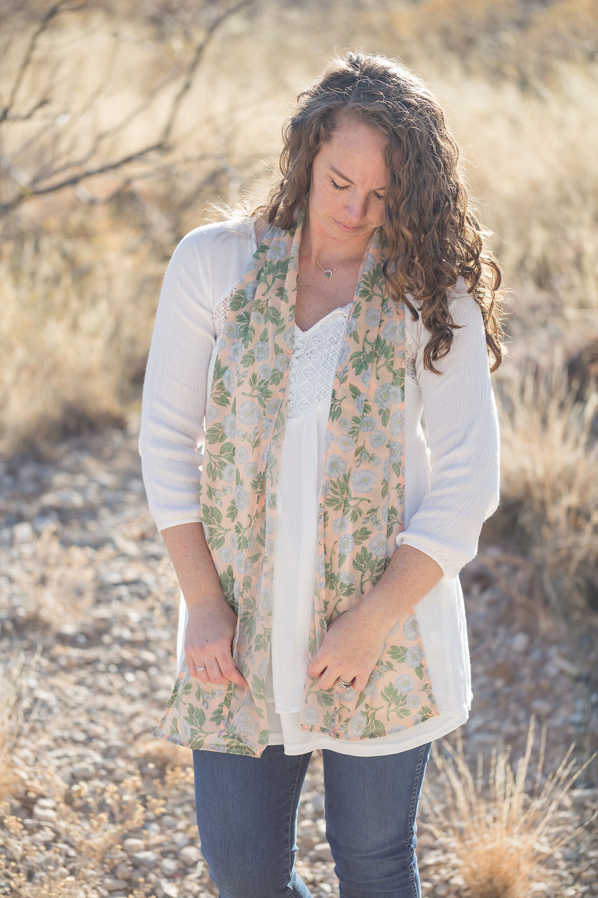 Cherokee Rose Pattern Scarf Georgia State Flower Moving - Etsy