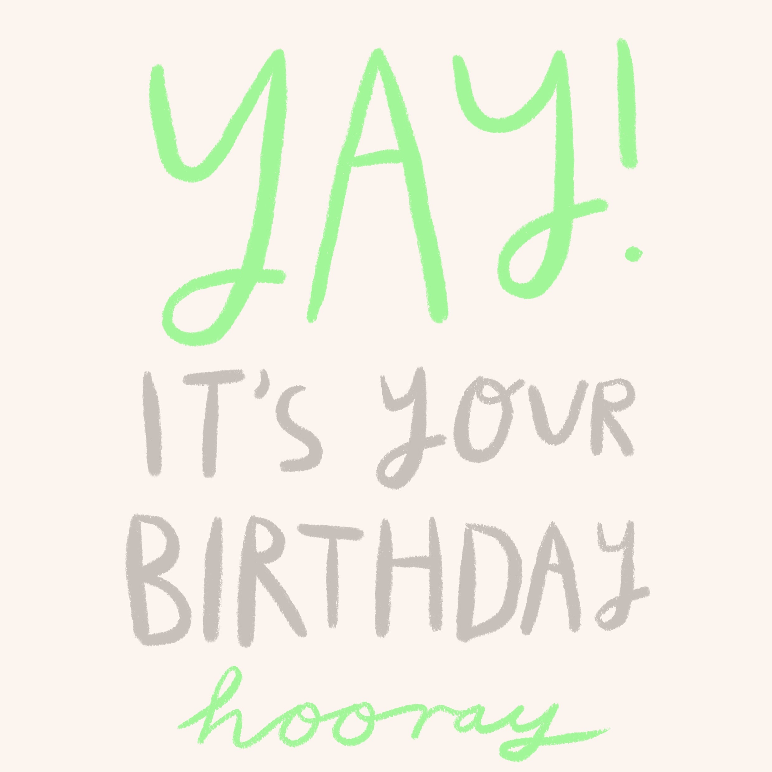 Yay Its Your Birthday Card | Etsy